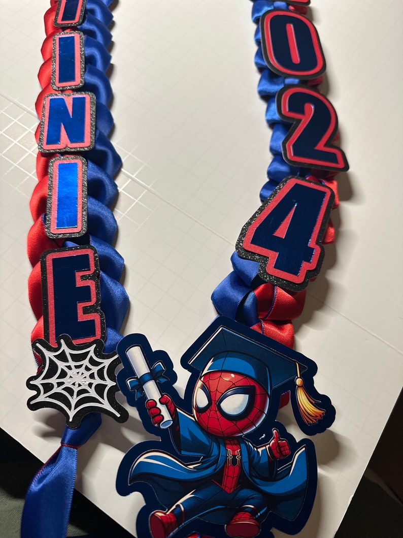 Spider-man Graduation Lei - Etsy