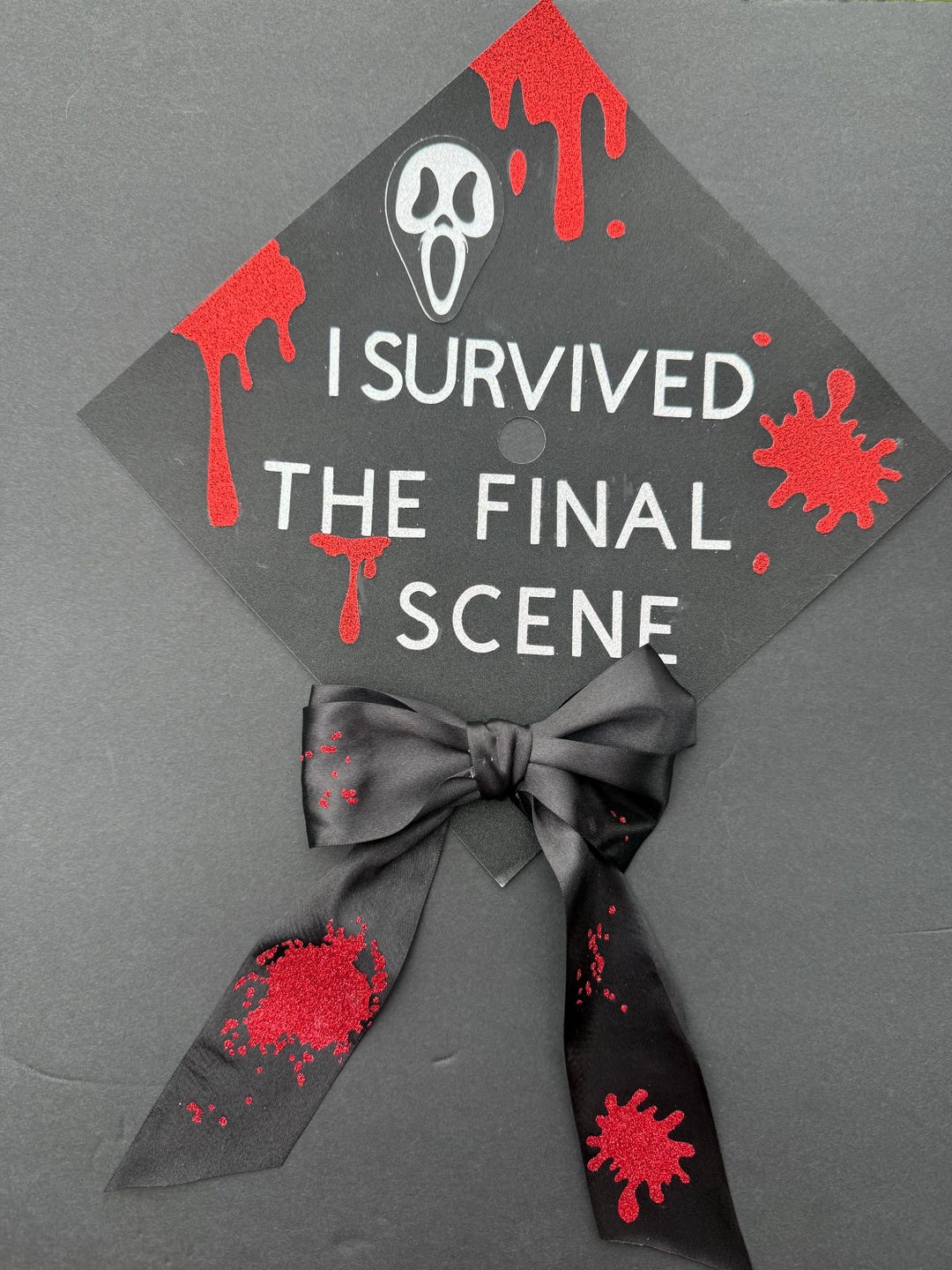 Ghostface Grad Cap & Lei - Etsy