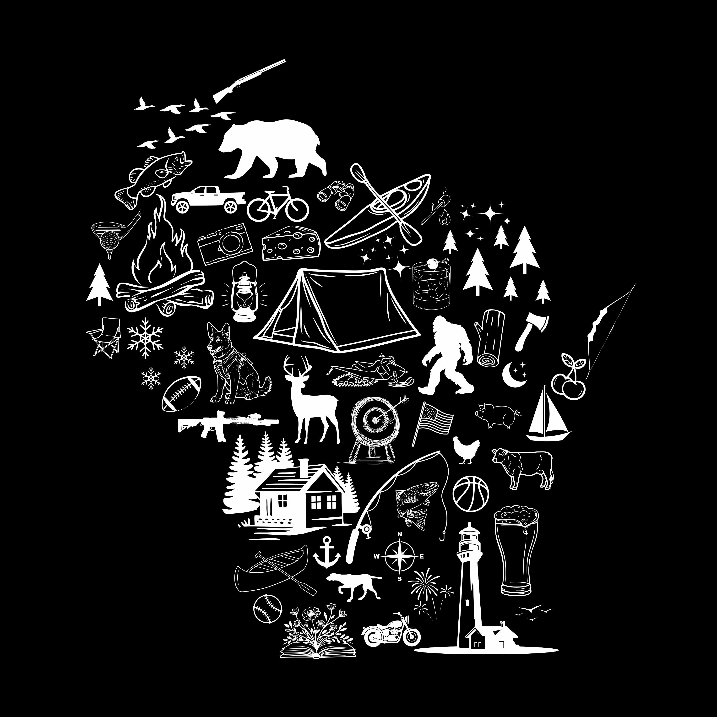 Wisconsin Symbols - Digital - Etsy