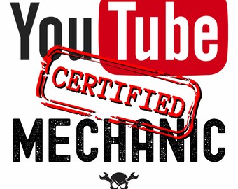 Youtube Certified Mechanic Vinyl Decal - Etsy