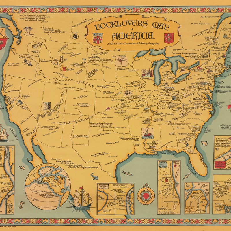 Fictional Maps - Etsy