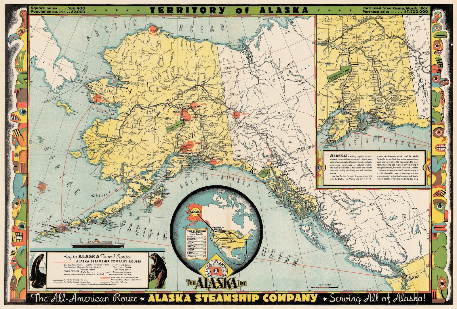The Alaska Line: Alaska Steamship Co. - Etsy