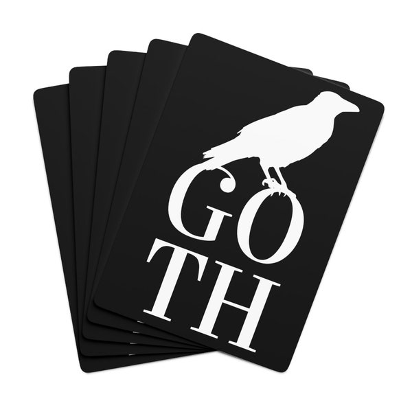 Raven Playing Cards - Etsy