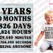 5 Years of Being Awesome Svg, Birthday Countdown Svg ,my Fifth Birthday ...