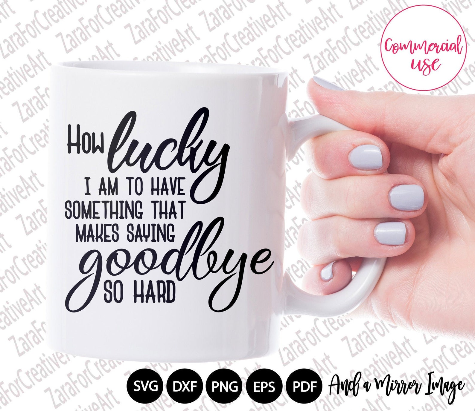 Printable Farewell Goodbye Card Mourning How Lucky Am I To Etsy