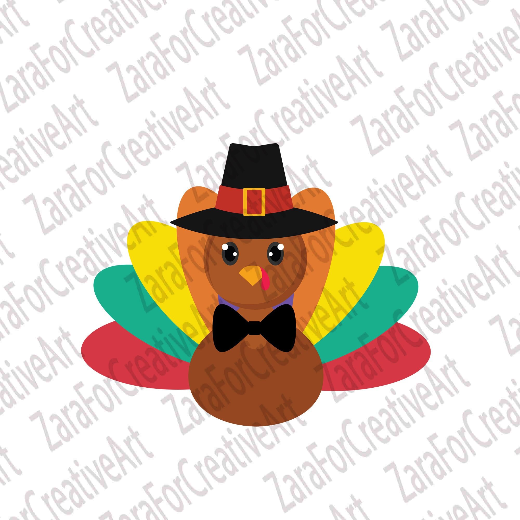 Turkey svg Thanksgiving Svg Turkey Clipart Turkey Feathers svg | Etsy