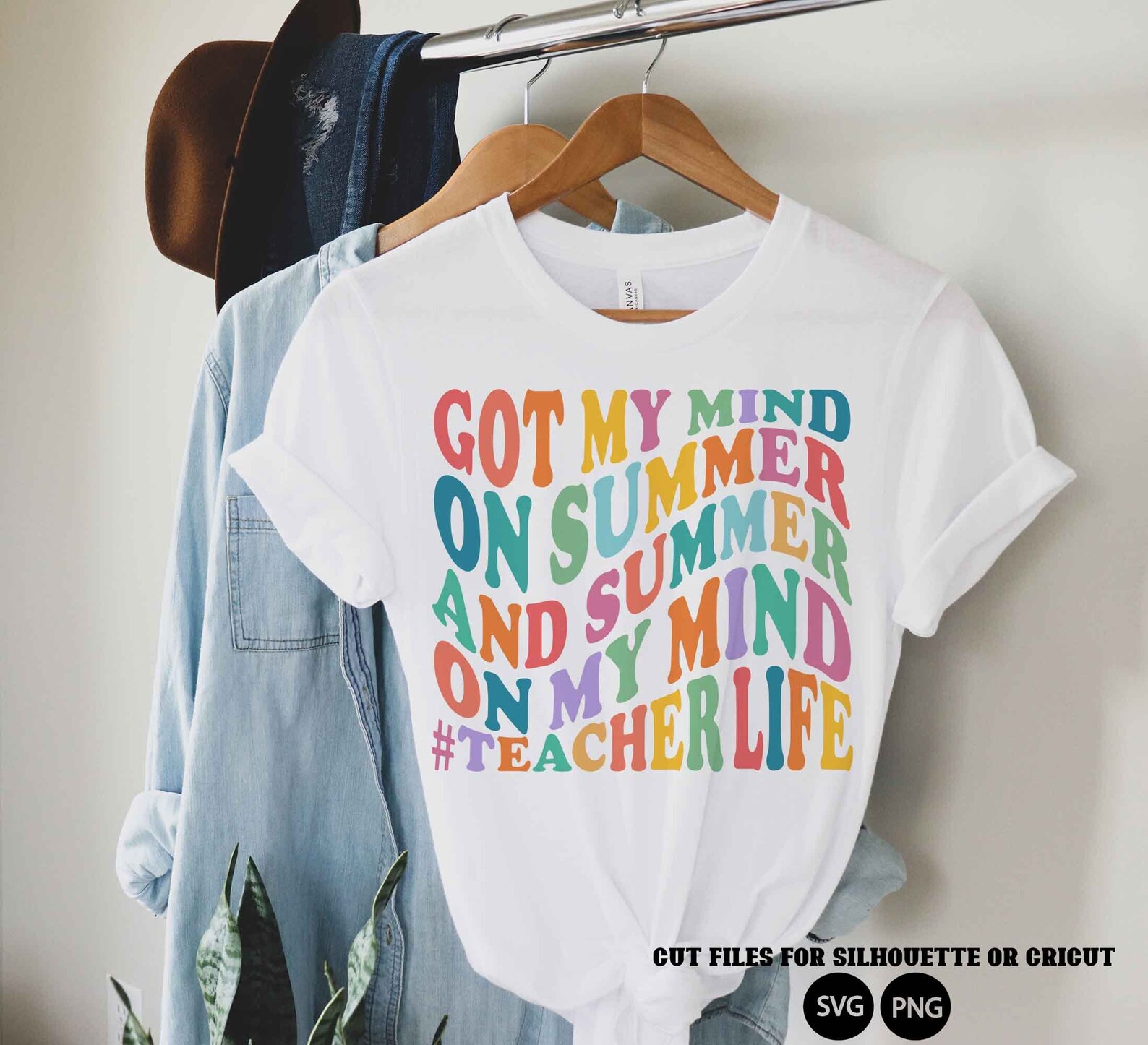 Teacher Life SVG PNG Sublimation Got My Mind on Summer and | Etsy