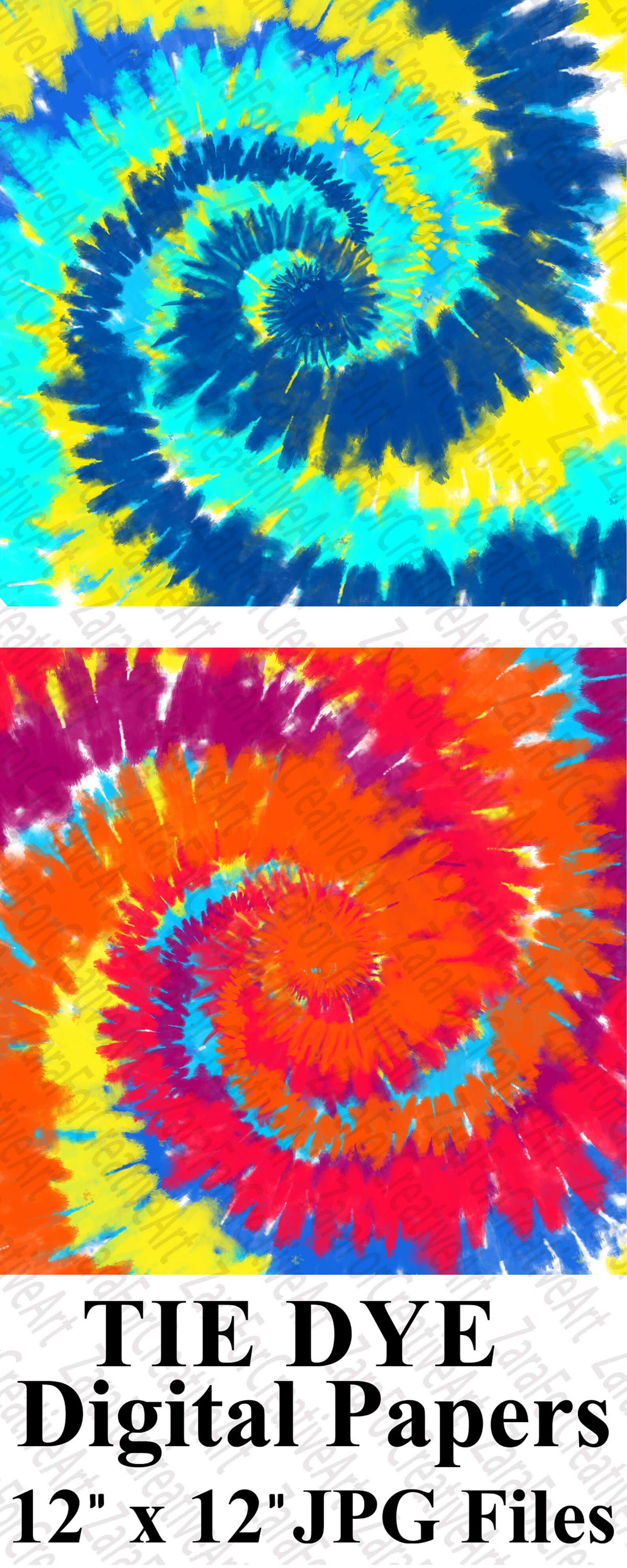 19 Tiedye Digital Papers Bundle Tie Dye Sublimation JPG | Etsy