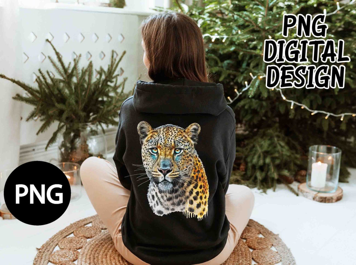 Leopard Face Png Leopard PNG Leopard Sublimation Digital - Etsy