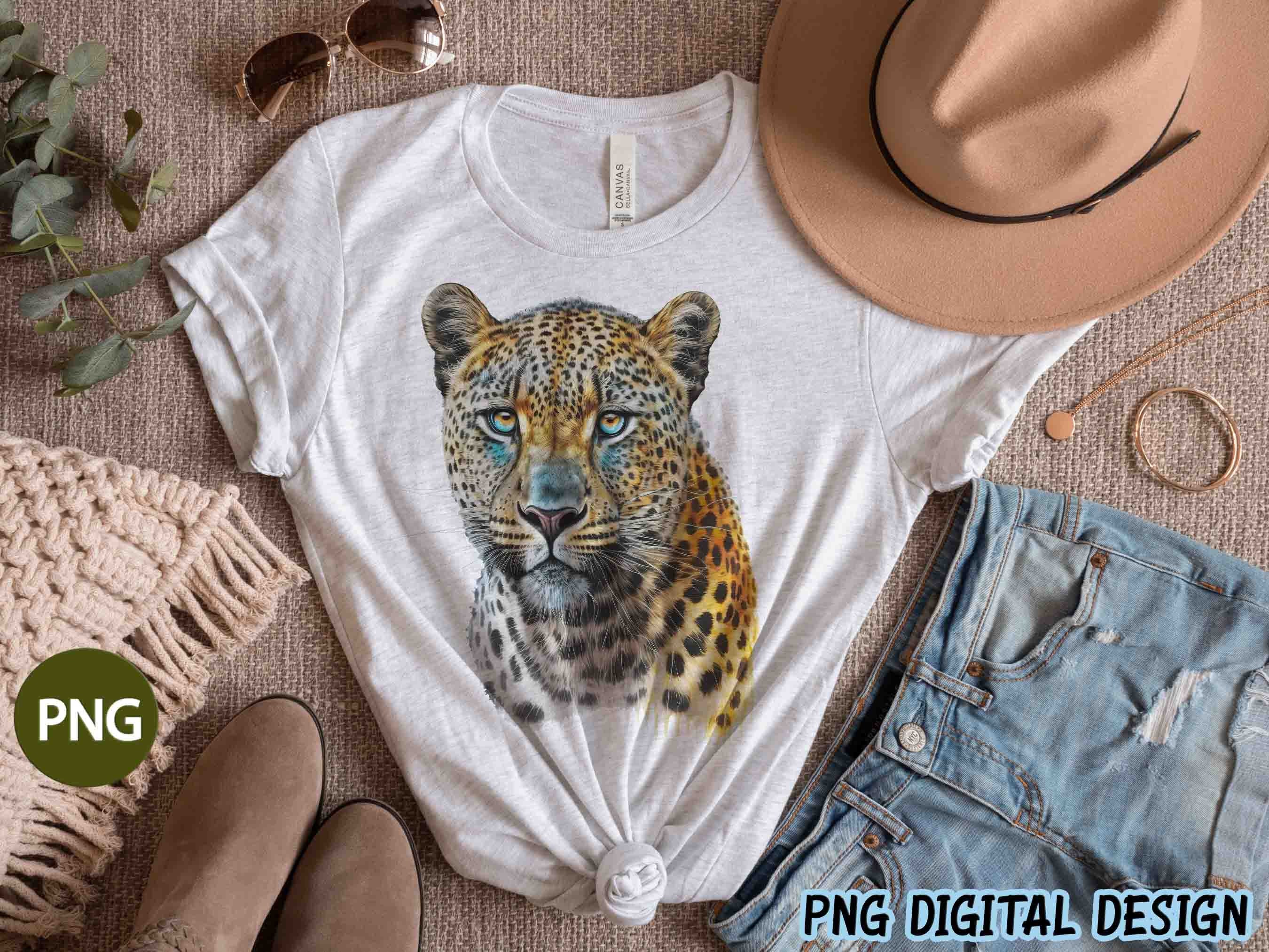 Leopard Face Png Leopard PNG Leopard Sublimation Digital - Etsy