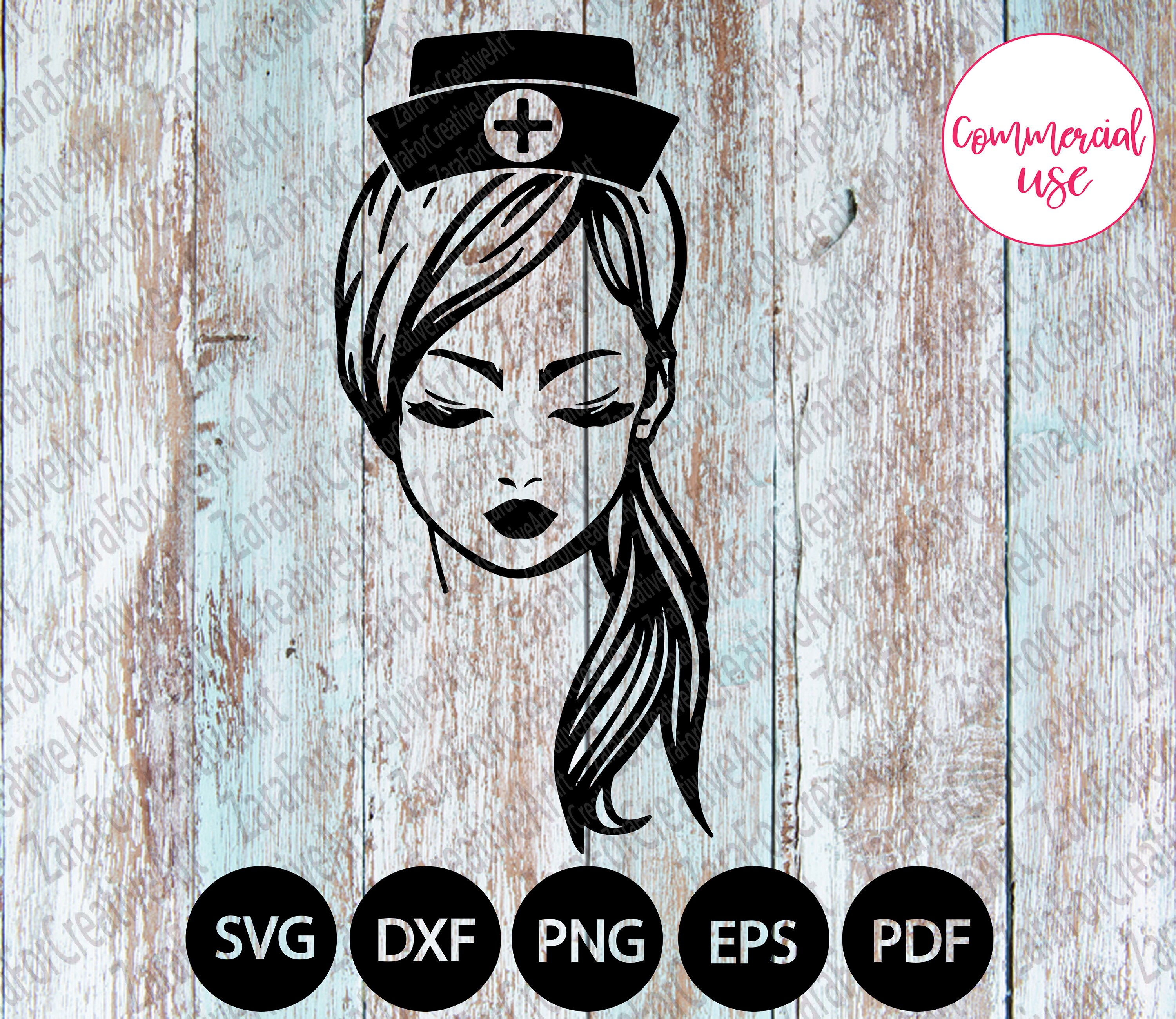 Enfermera svg linda enfermera svg Enfermería SVG Enfermería | Etsy