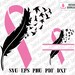 Breast Cancer Svg Split Svg Ribbon Feather and Bird SVG Breast - Etsy ...