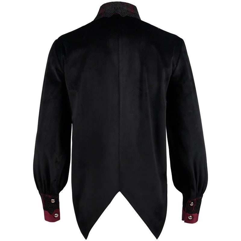 Mens Ruffled Pirate Shirts, Renaissance Victorian Long Sleeve Shirt ...