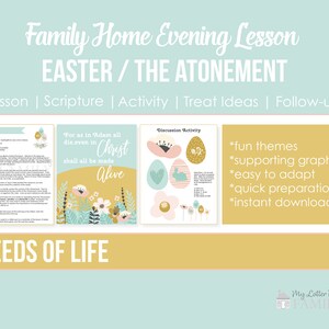 Easter Family Home Evening Lesson Plan Downloadable Lesson Kit ...