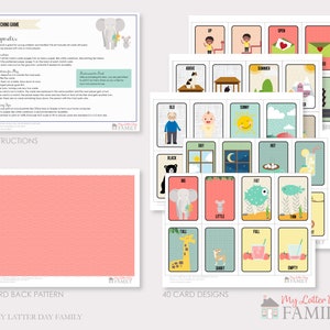 Opposites Memory Matching Game DIGITAL Instant Download to Print ...