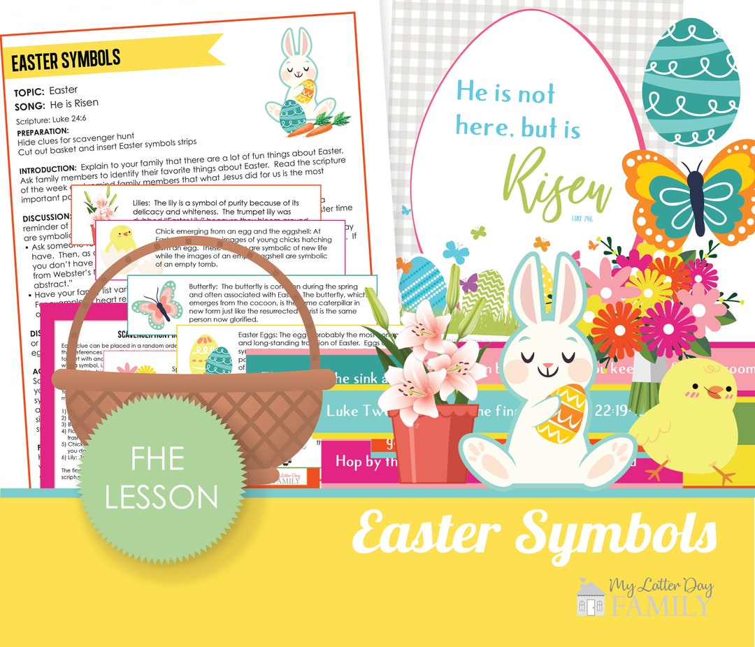 Easter Family Home Evening Lesson Plan Downloadable Lesson Kit Easter ...