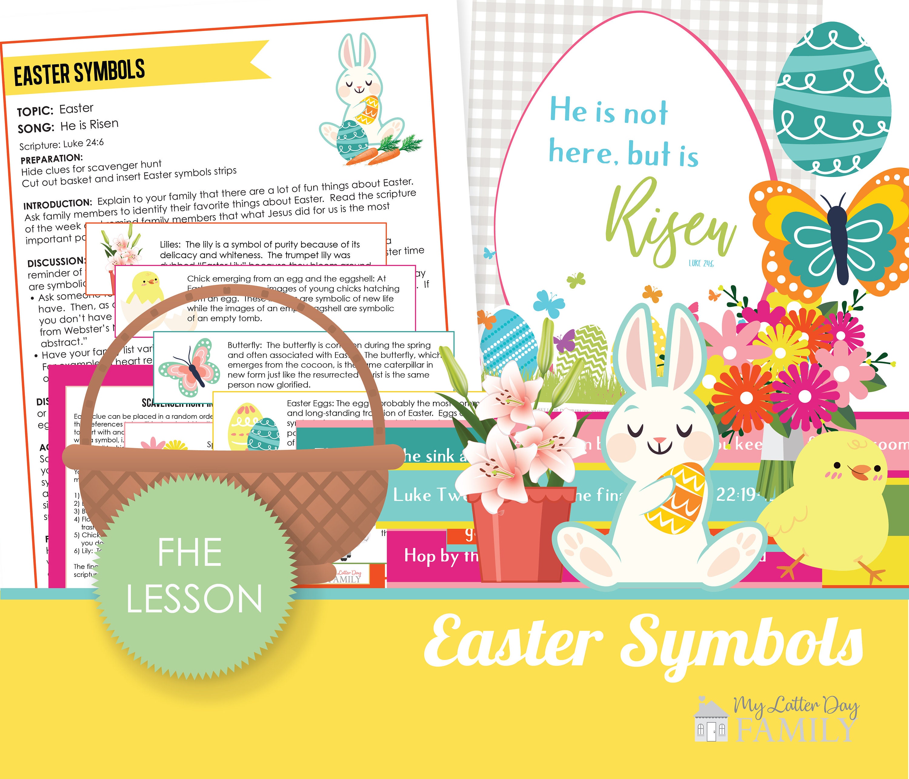 Easter Family Home Evening Lesson Plan Downloadable Lesson Kit Easter ...