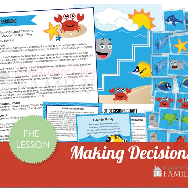 Family Home Evening Lesson Kits - Etsy