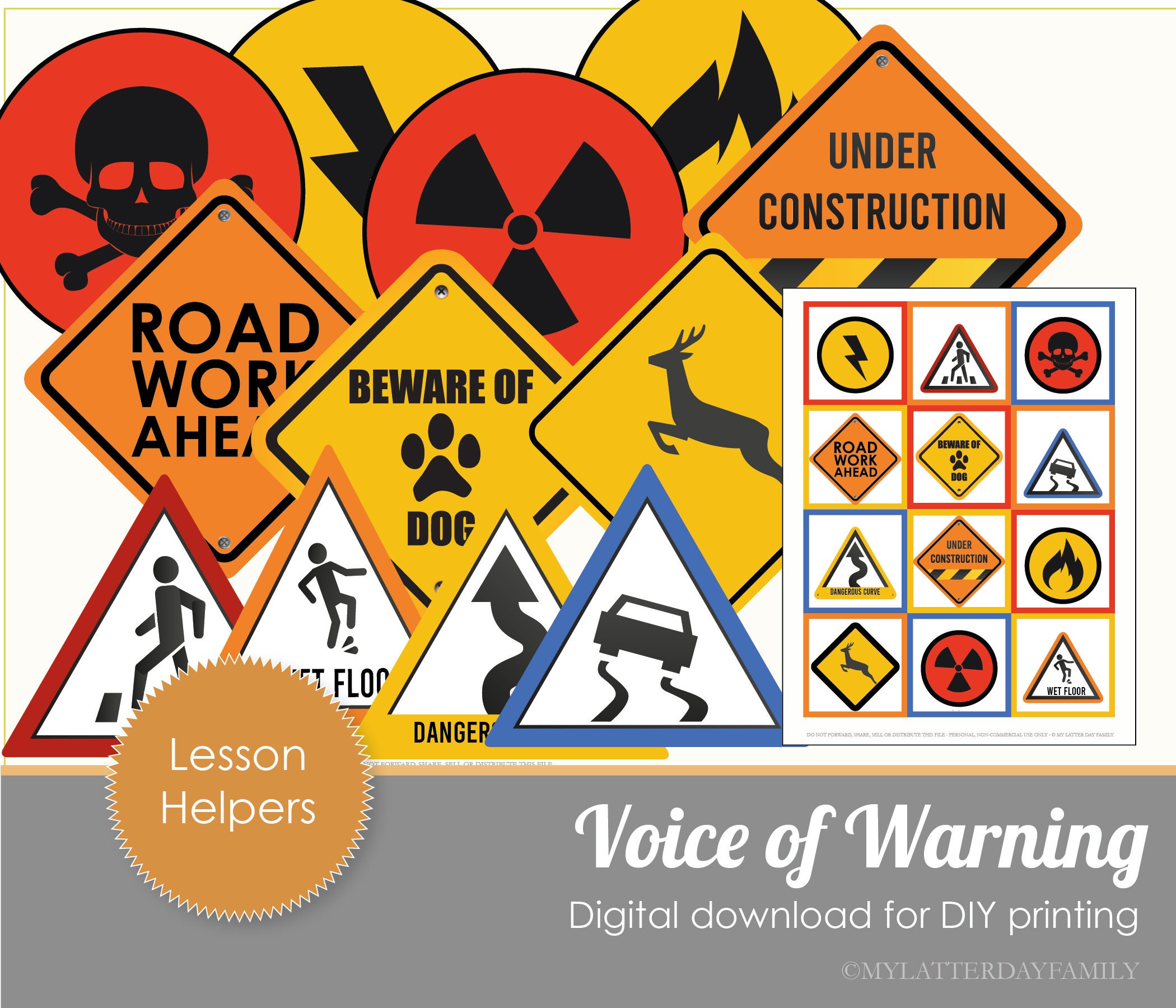 Voice of Warning Printable Resources Spiritual Danger Come - Etsy