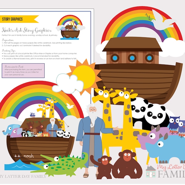 Noahs Ark Graphics - Etsy