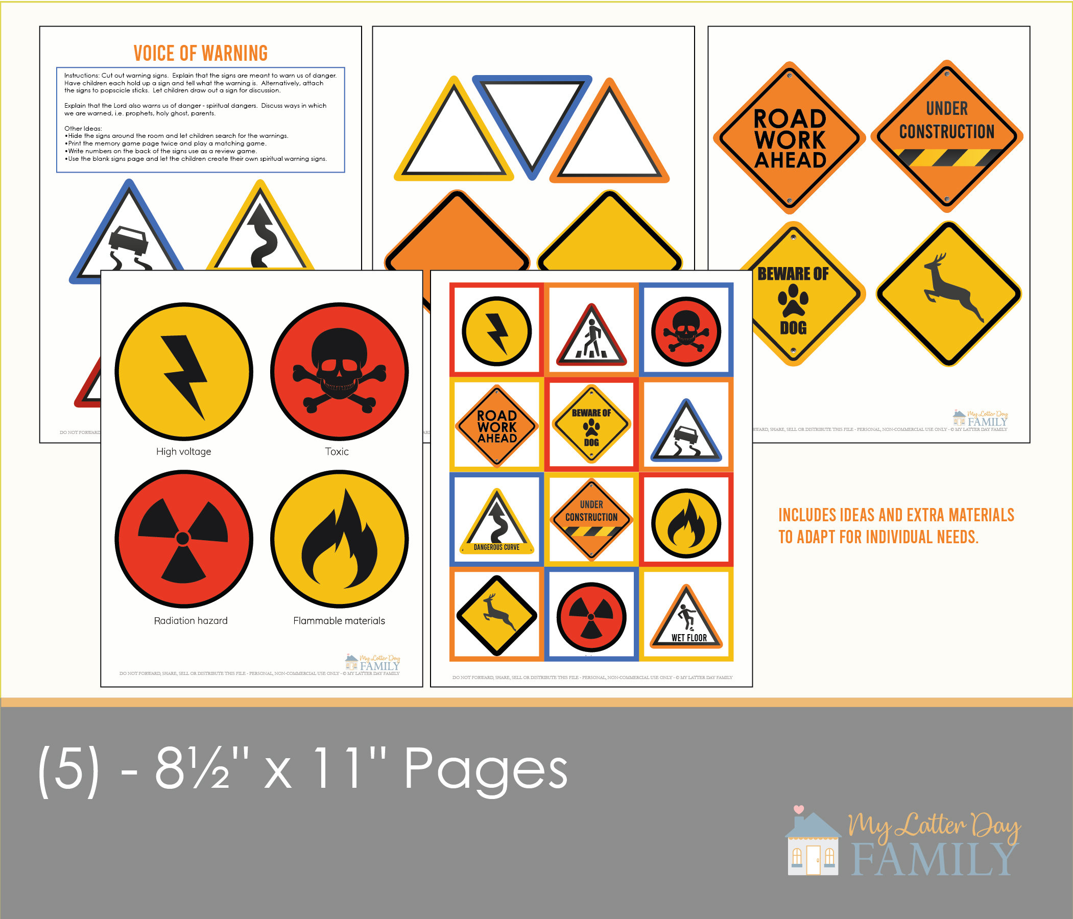 Voice of Warning Printable Resources Spiritual Danger Come - Etsy