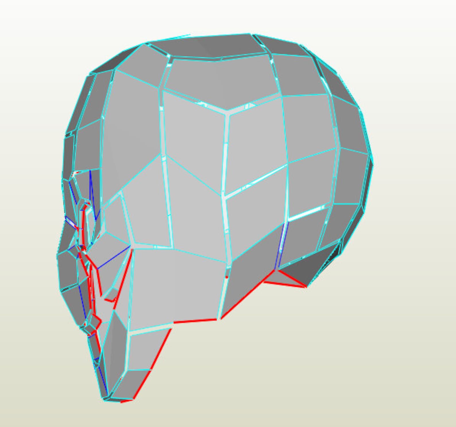 Gaster Undertale Mask PDO Pepakura File - Etsy