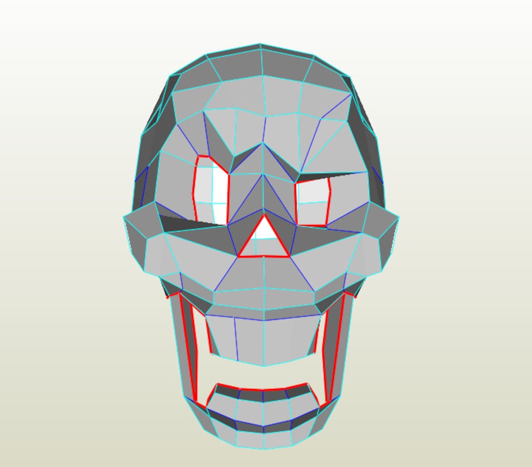 Undertale de mascarilla PDO pepakura archivo papiro - Etsy España