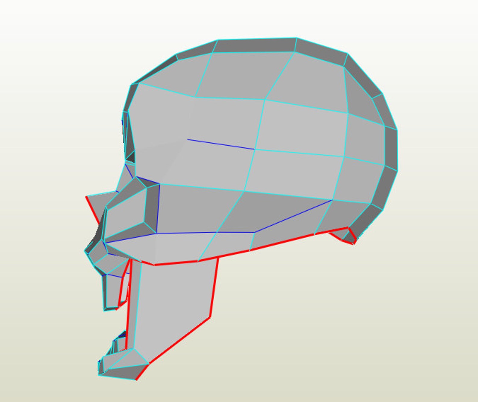 PDO Pepakura File Papyrus Mask Undertale - Etsy