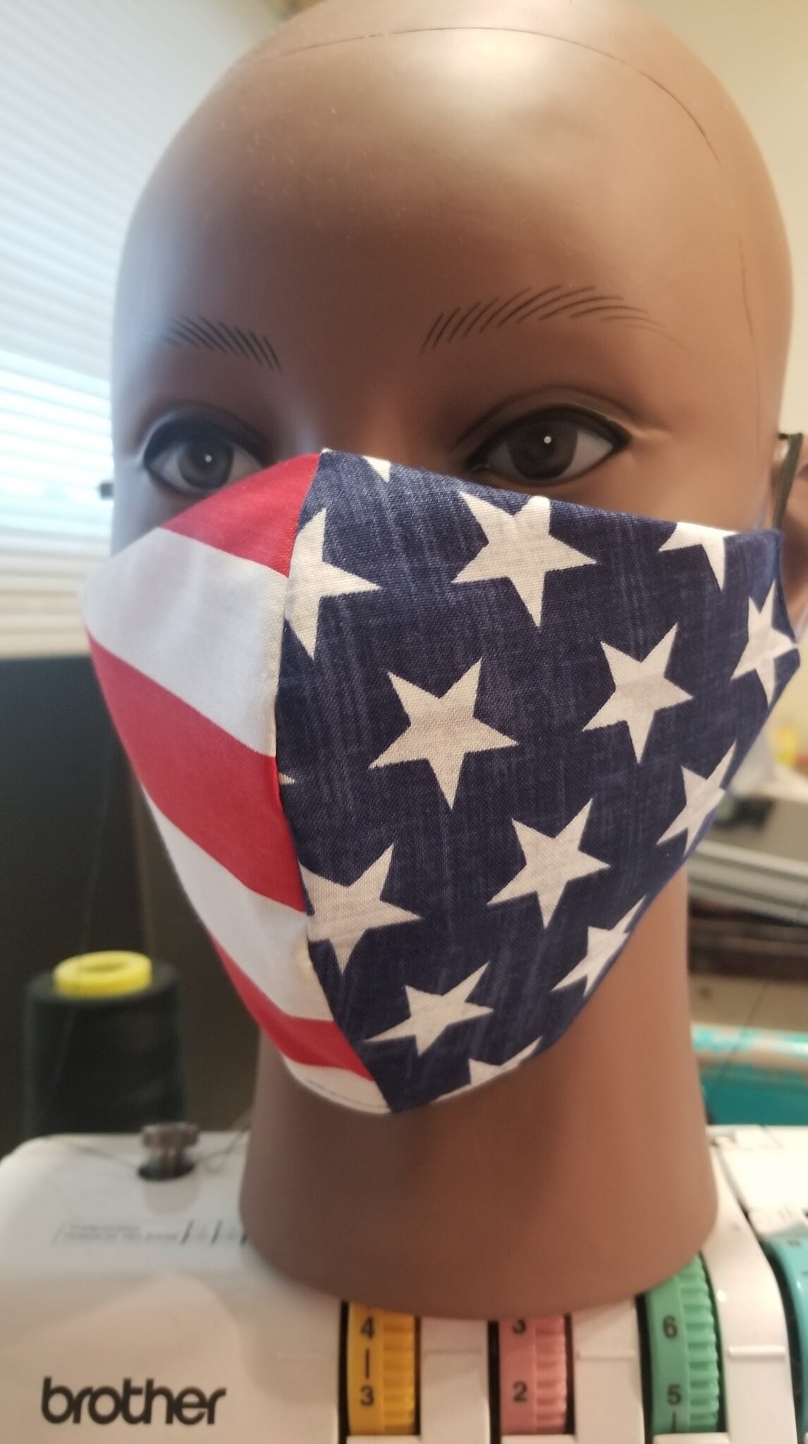 Patriotic American Flag Face Mask - Washable, Reusable Cloth Masks ...