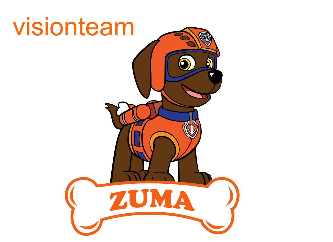 Paw Patrol Zuma Paw Patrol Zuma SVG Paw Patrol png Paw | Etsy