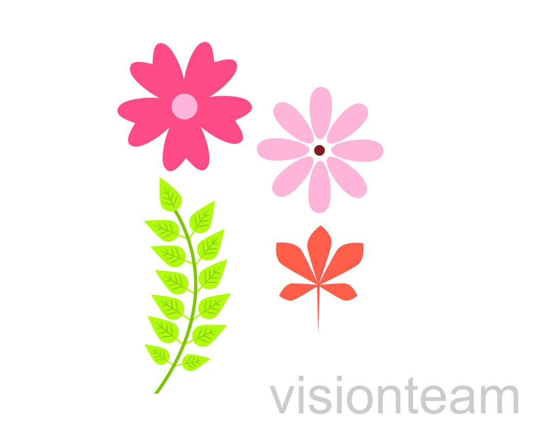 Flowers Bundle SVG File, Flowers, Beautiful Flowers Svg, Flowers ...