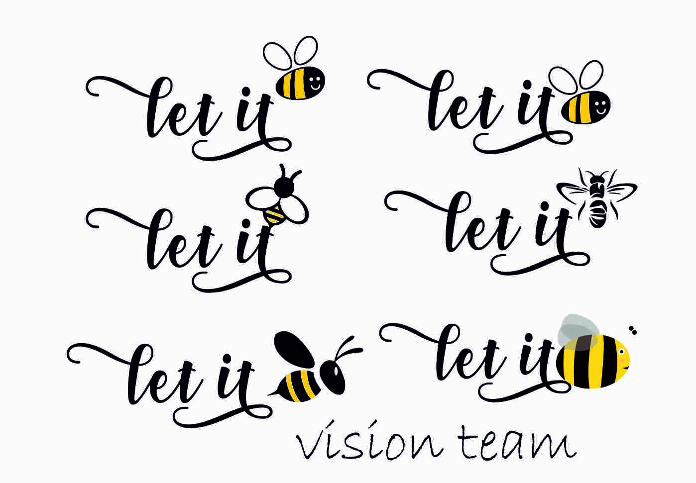 Let It Bee SVG, Bee Svg, Let It Bee Bundle Svg, Bee Bundle Svg - Etsy