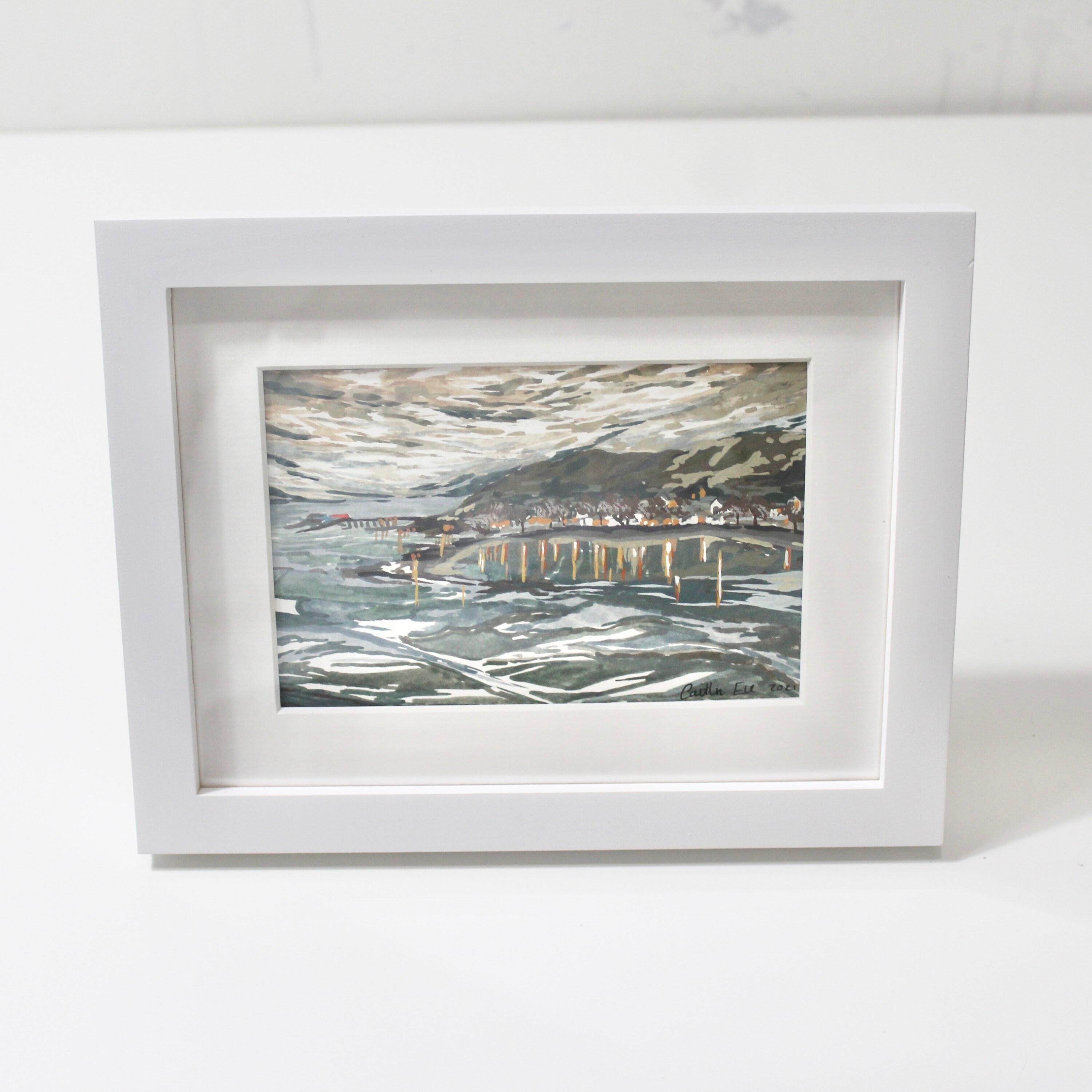 Mumbles original painting. Swansea South Wales. - Etsy.de