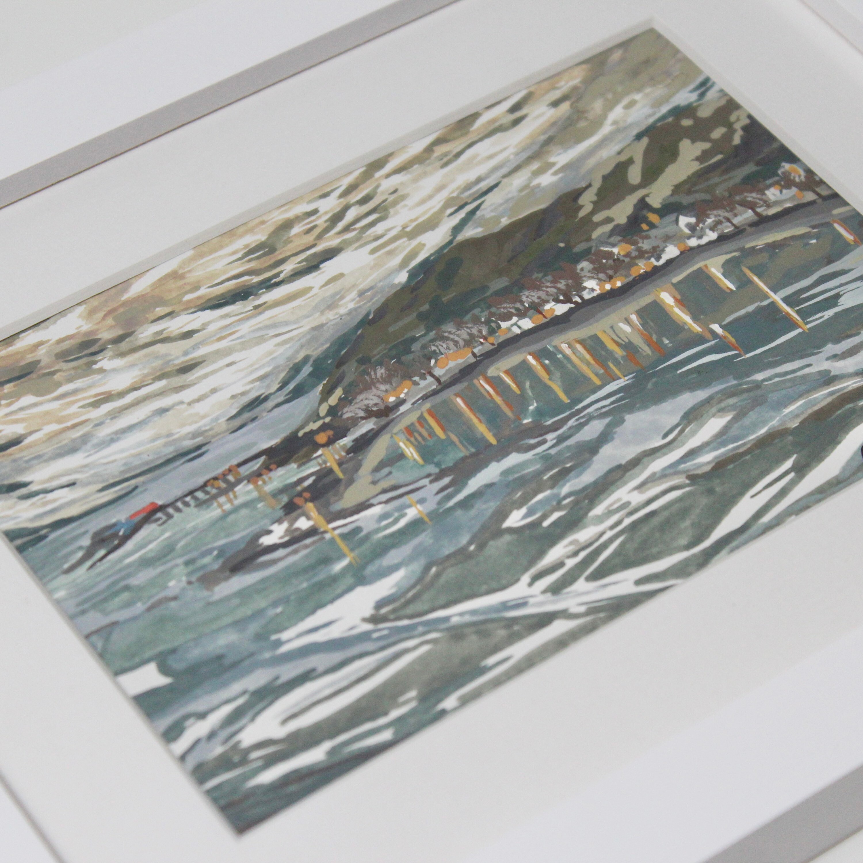 Mumbles original painting. Swansea South Wales. - Etsy.de