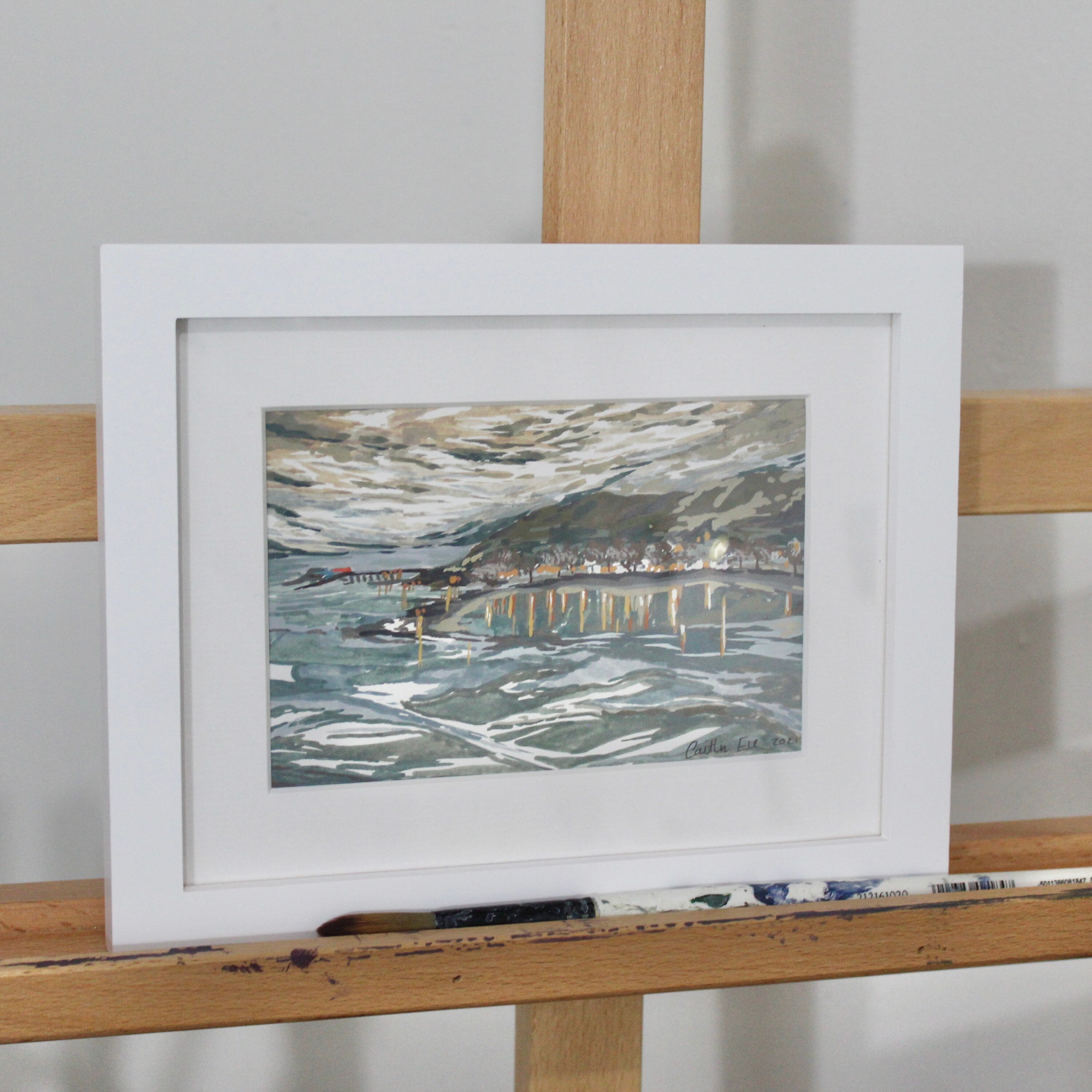 Mumbles original painting. Swansea South Wales. - Etsy.de