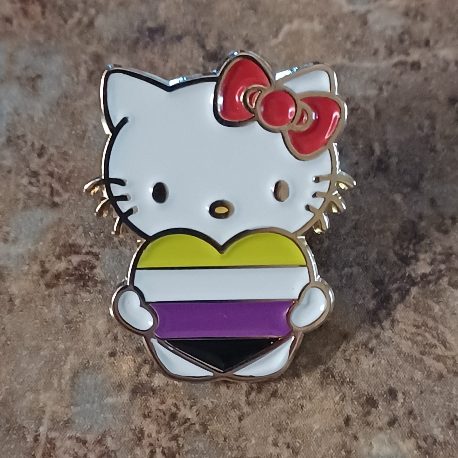 Hello Kitty Pride Flag Pins - Etsy