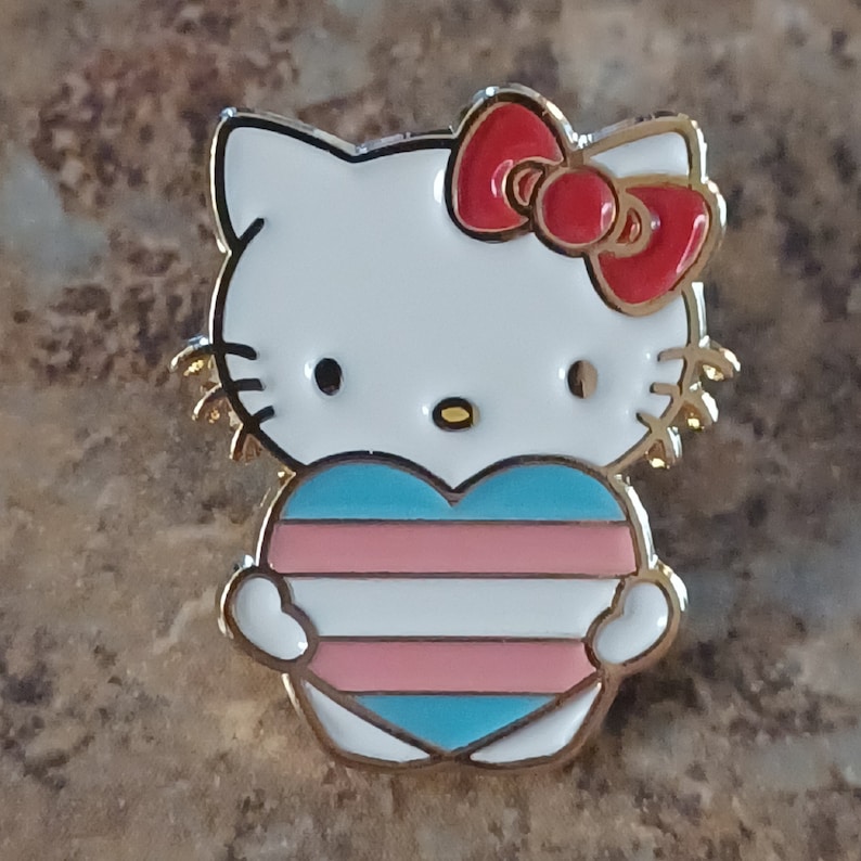 Hello Kitty Pride Flag Pins - Etsy