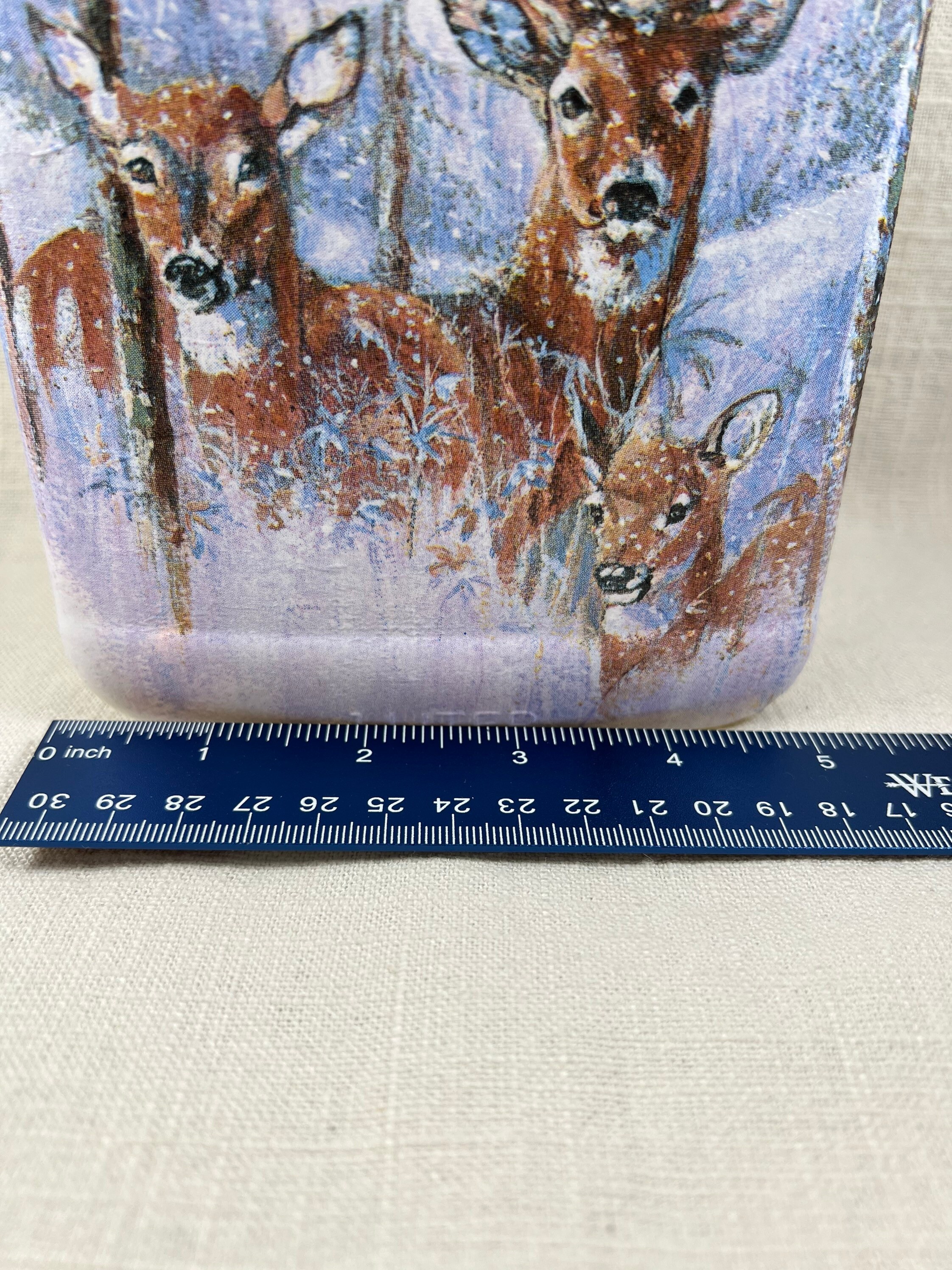 Decoupaged Deer Light, Deer Decor for the Home, Gift for Outdoorsman ...