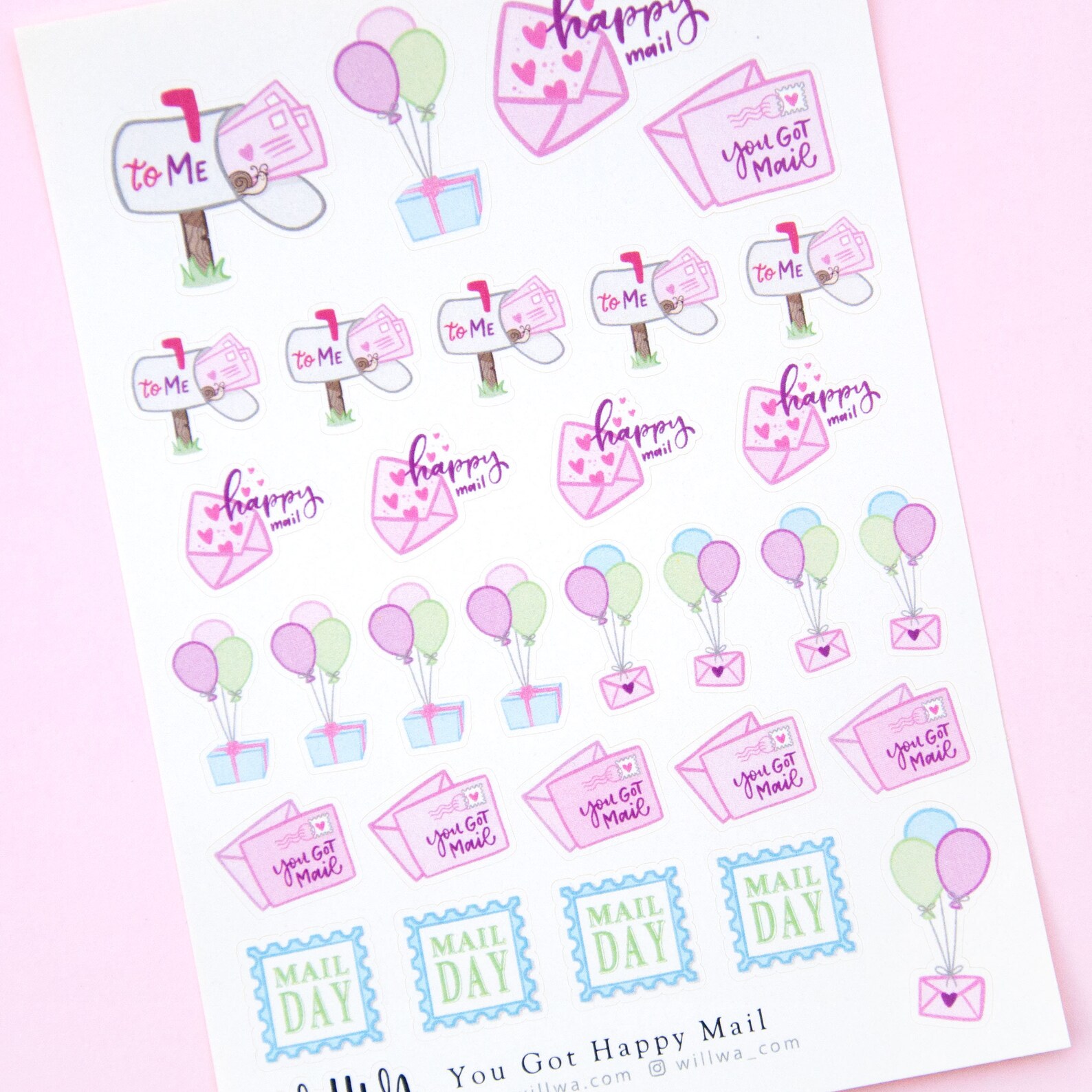 You Got Happy Mail Deco Stickers Cute Happy Mail Sticker - Etsy