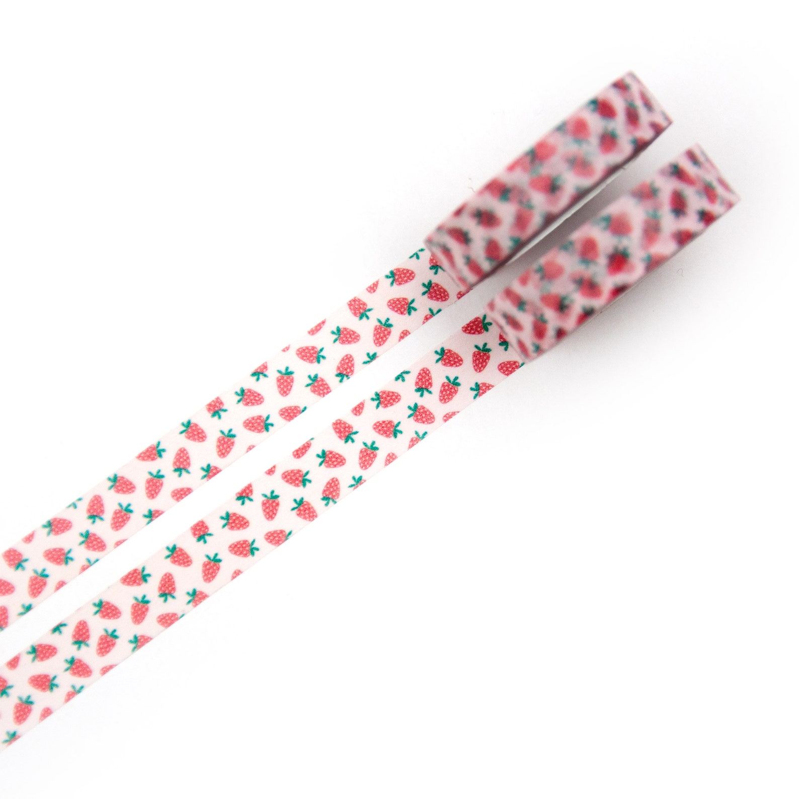 Tiny Strawberries 10mm X 10m Washi Tape - Summer Fruits - Cute Red ...