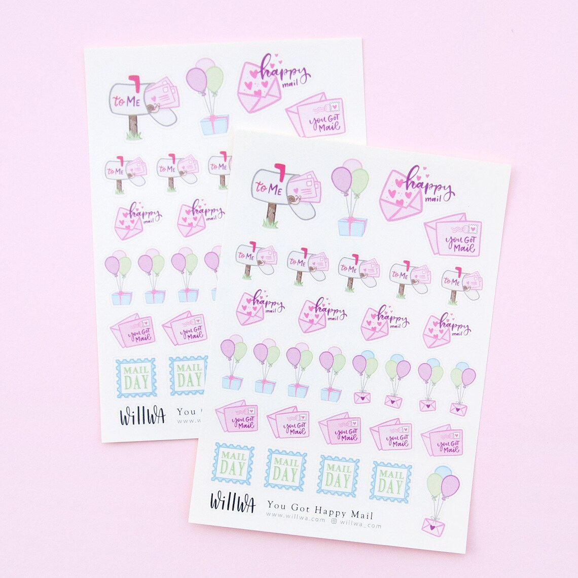 You Got Happy Mail Deco Stickers Cute Happy Mail Sticker | Etsy