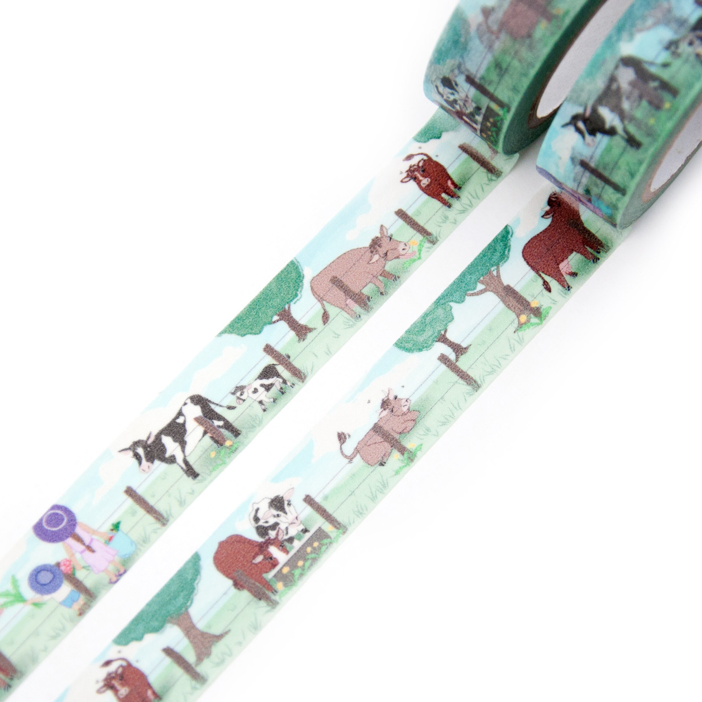 Grazing Cows Washi Tape 15mmx10m Summer in the Countryside - Etsy