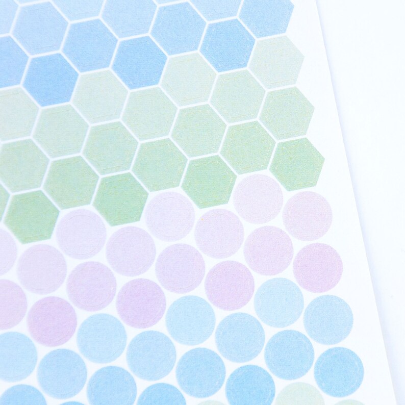 Gradient Bullet Points Sticker Sheet Functional Stickers - Etsy