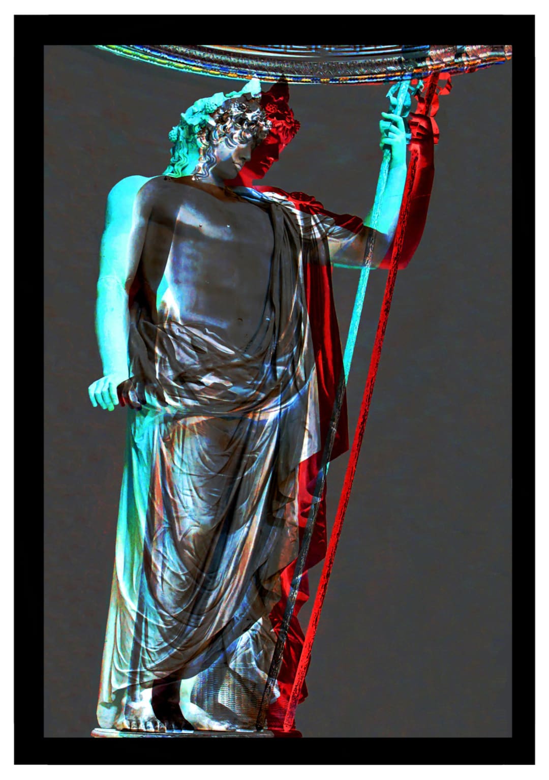 Modern Bacchus Antinous Print - Etsy UK
