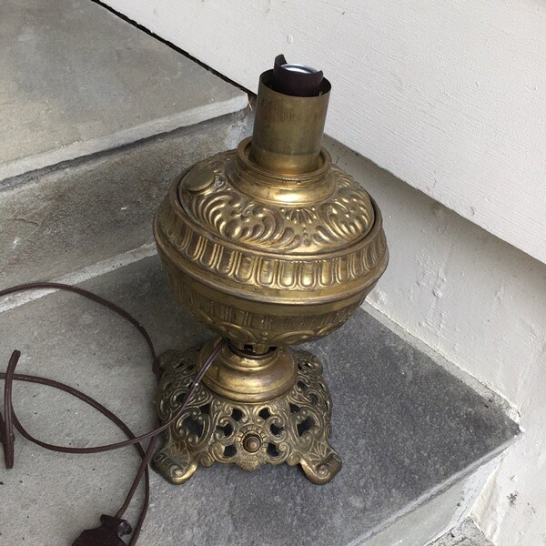 Brass Table Lamp - Etsy