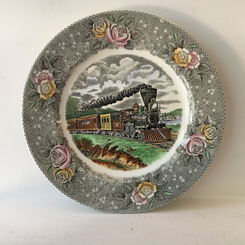 Train Plates - Etsy