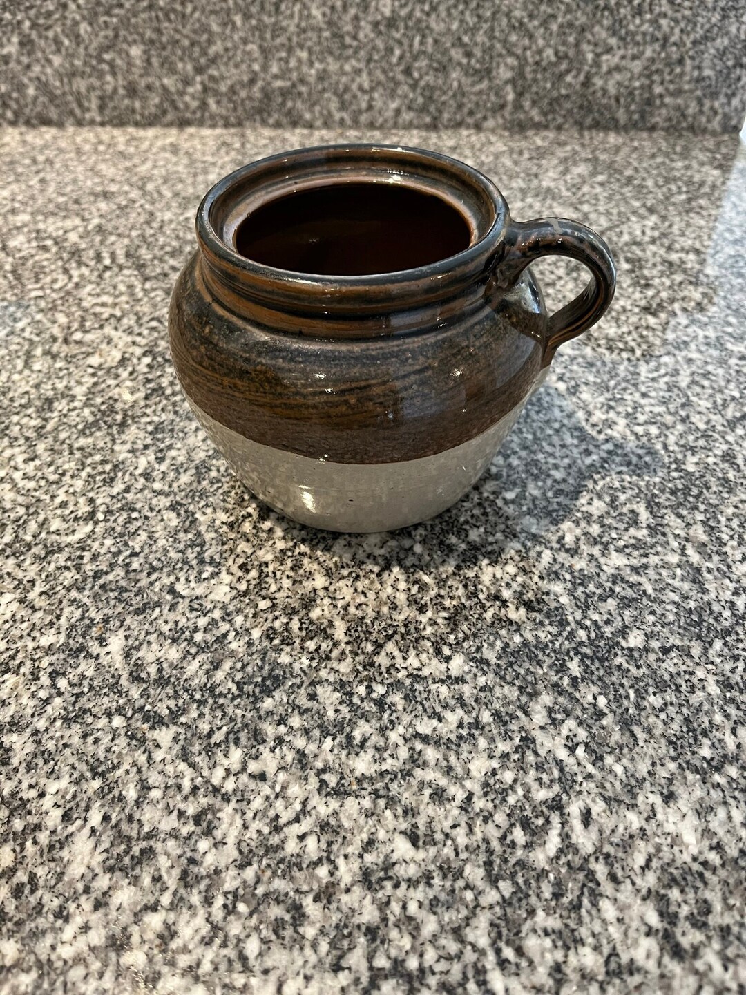Vtg. York Pottery Stoneware Pot W Handle - Etsy