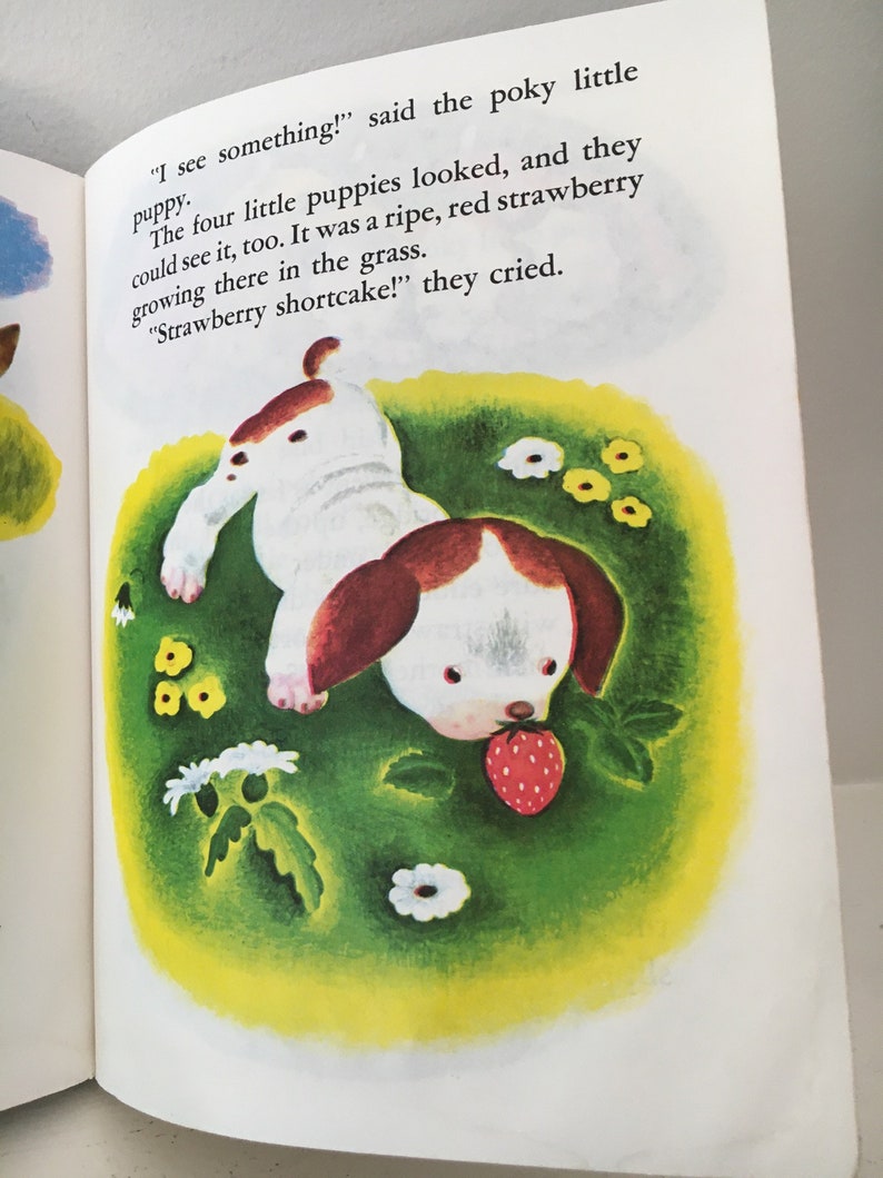 The Poky Little Puppy Golden Book 1970 - Etsy