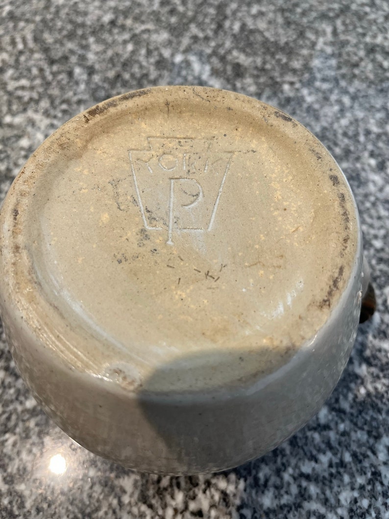 Vtg. York Pottery Stoneware Pot W Handle - Etsy