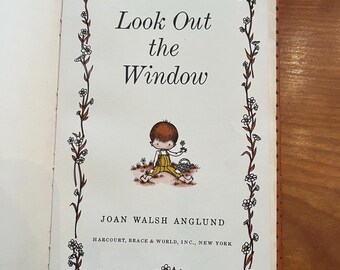Look Out the Window Joan Walsh Anglund Book First Edition Hardcover ...